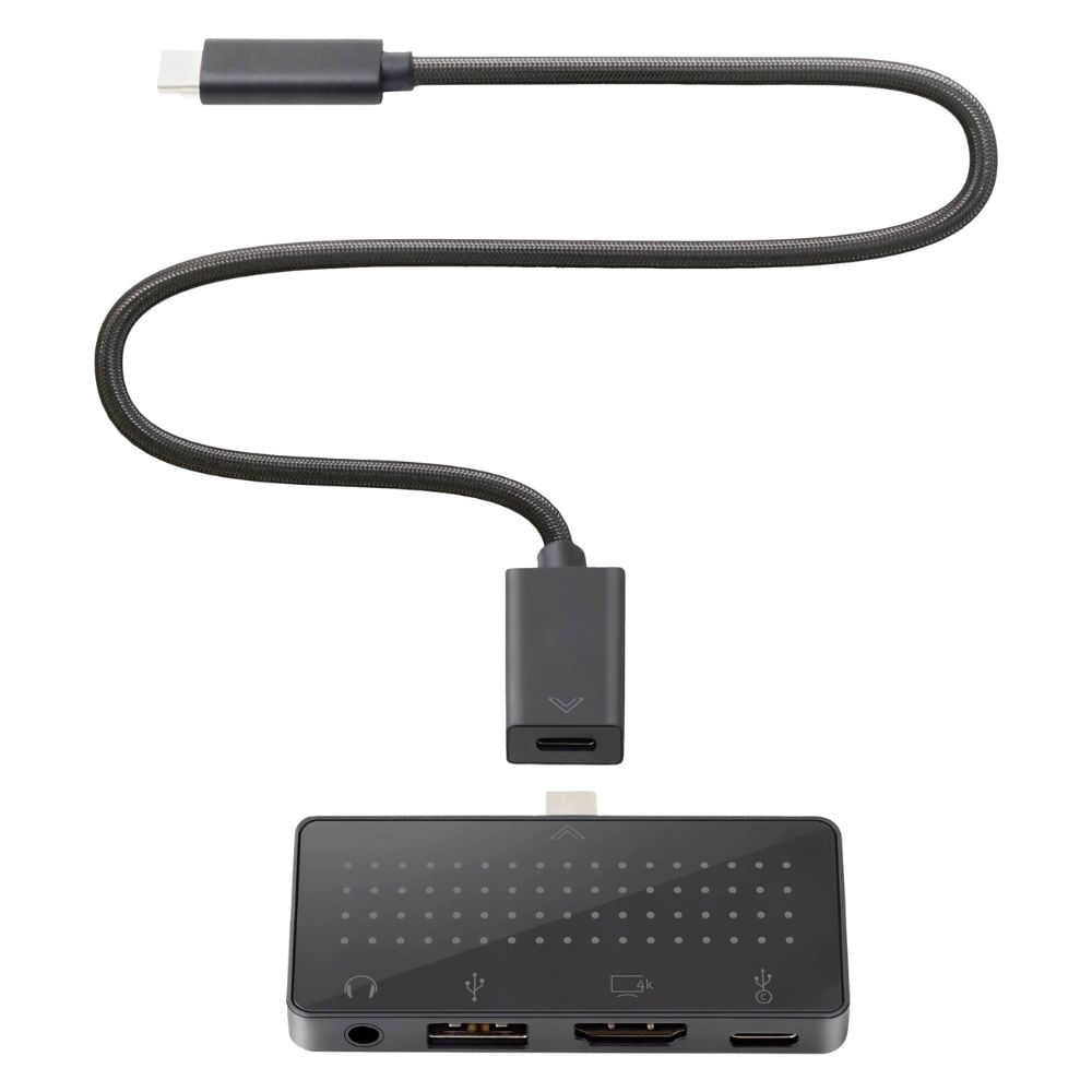 Mini adaptador multipuerto con conexión USB-C - 12-2039 - MaxiTec