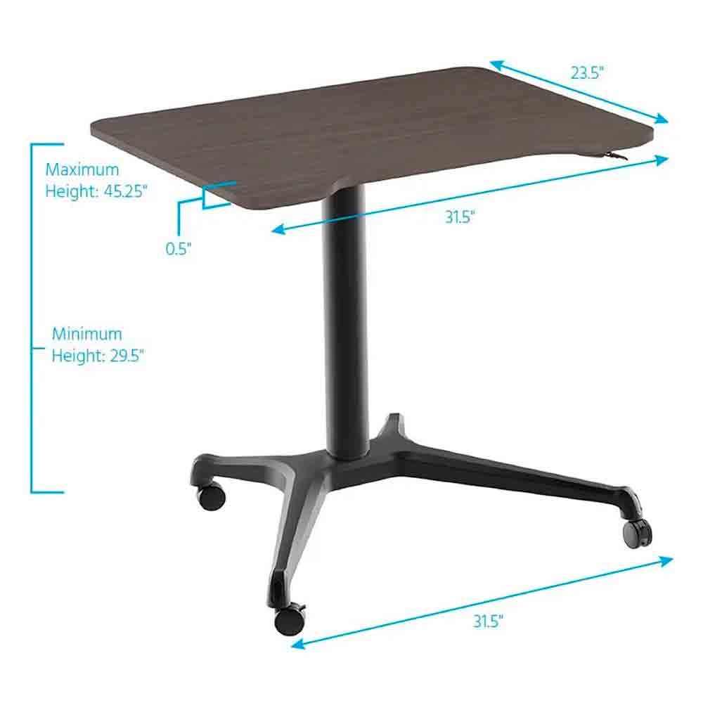 Mesa de trabajo con ruedas y altura ajustable - 30904 - MaxiTec