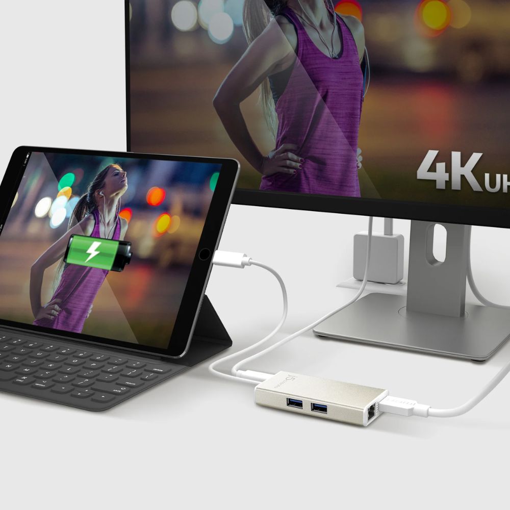 Adaptador múltiple USB-C - JCA374 - MaxiTec