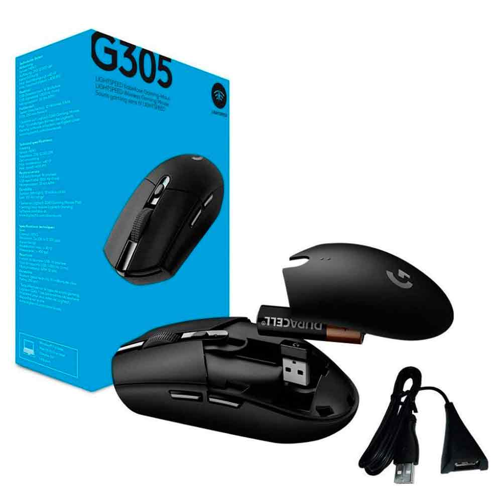 Mouse gamer Logitech G305 inalámbrico - 910-005281 - MaxiTec