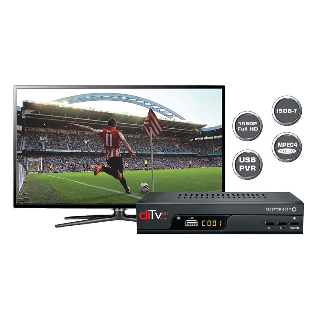 Receptor de televisión digital de alta definición HD - DITV-168 - MaxiTec