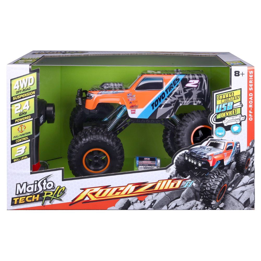 Monster truck Rockzilla 2 a control remoto - 81338 - MaxiTec