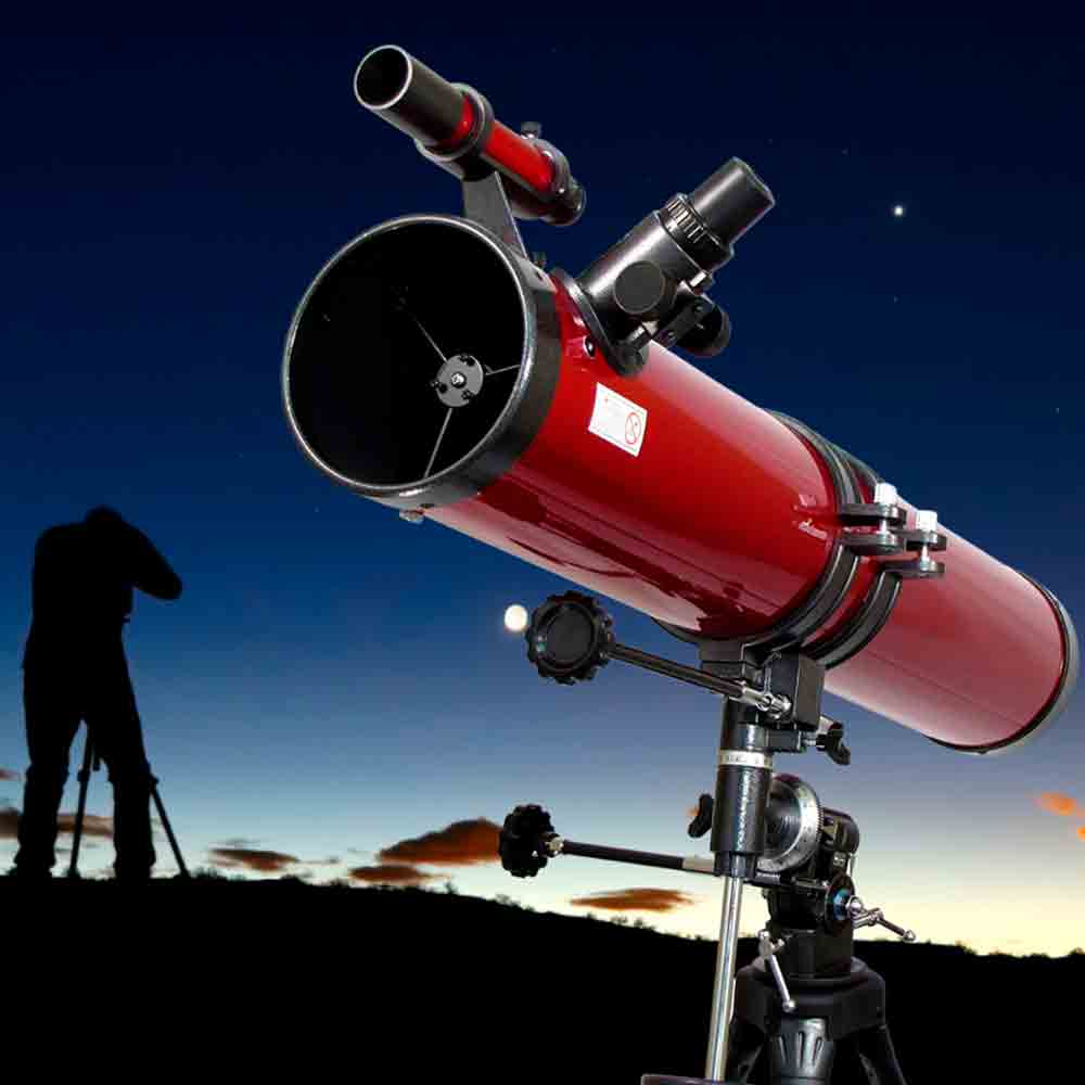 Telescopio Reflector Newtoniano serie Red Planet 45x-100 114mm - RP-300 - MaxiTec