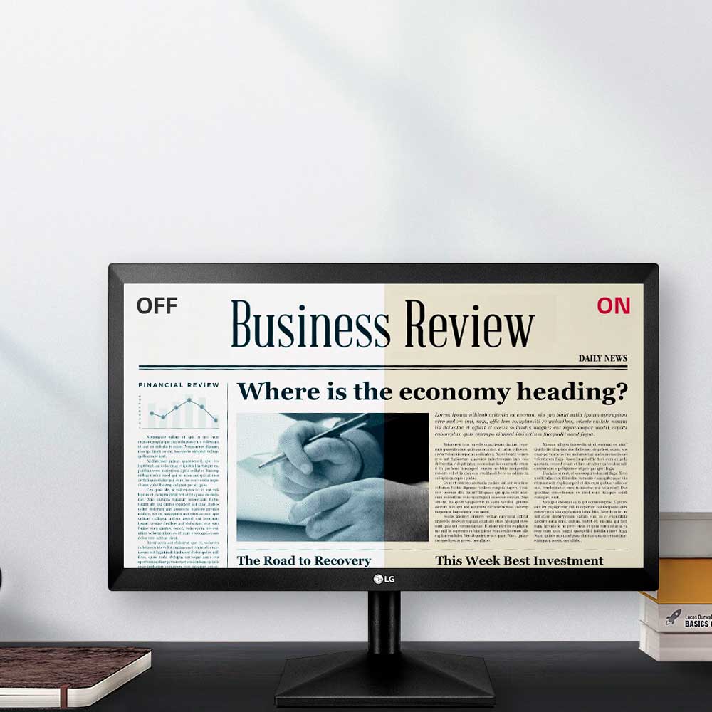 Monitor LG 20MK400H-B LED HD de 19.5' - Visualización Estable y Confort ...