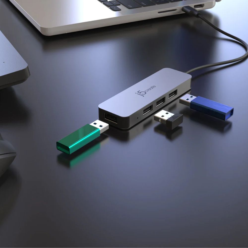 Base para computadora portátil con 4 puertos USB. - JTS223 - MaxiTec