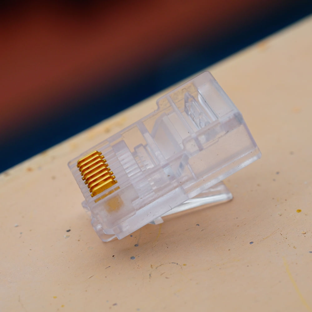 Plug RJ45 de 8 Contactos CAT 5e para Cable Redondo - 301-178 - MaxiTec