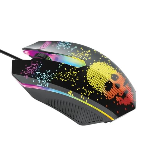 Mouse ergonómico Darkweb con iluminación RGB y velocidad ultra rápida ...